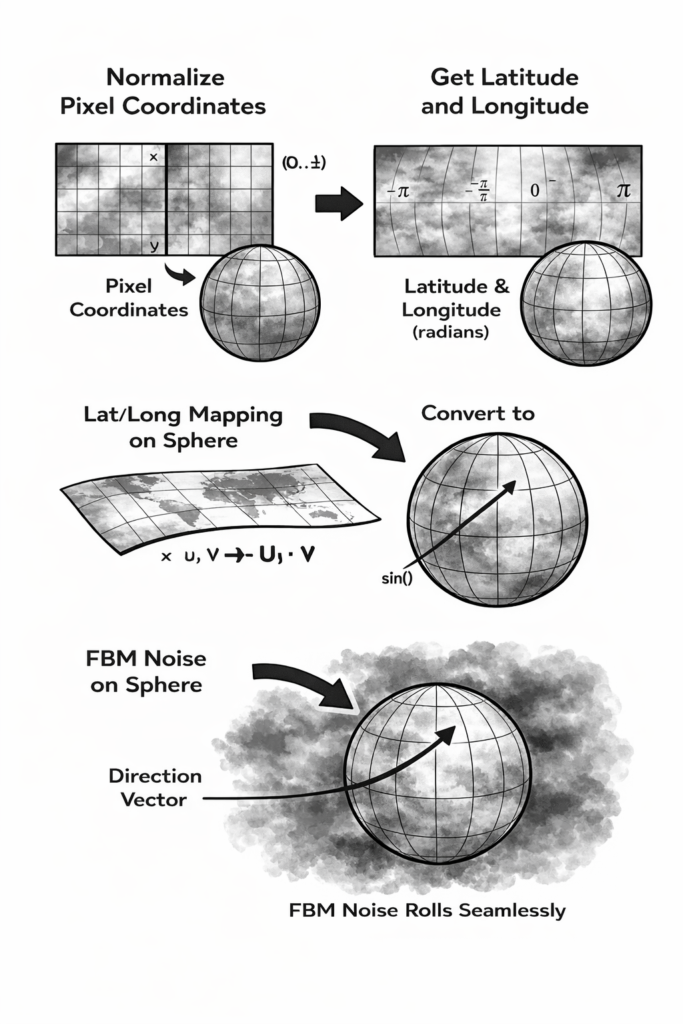 Seamless LatLong Noise with BlinkScript - Topicrooms VFX